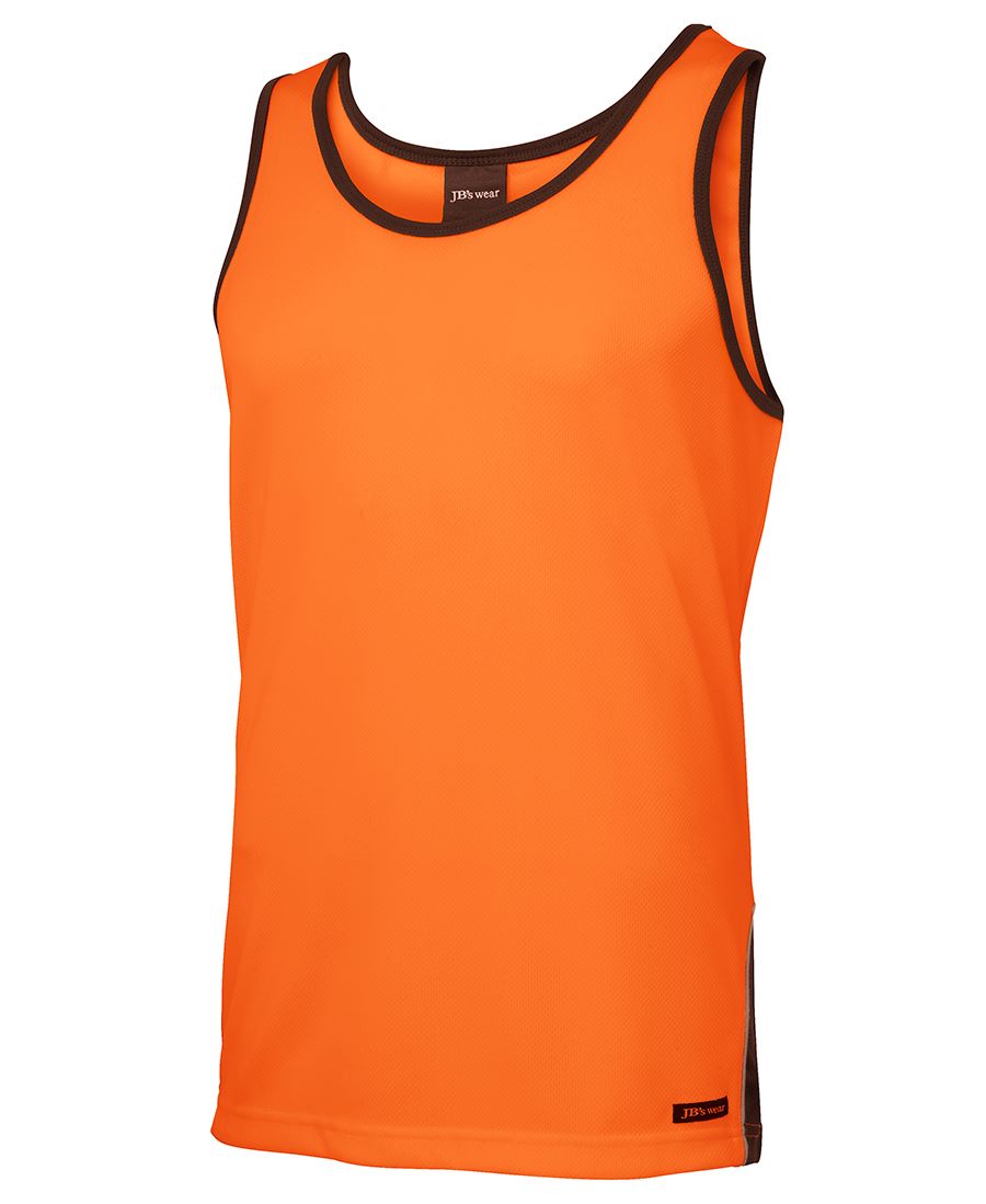 HI VIS CONTRAST SINGLET | NZ Uniforms