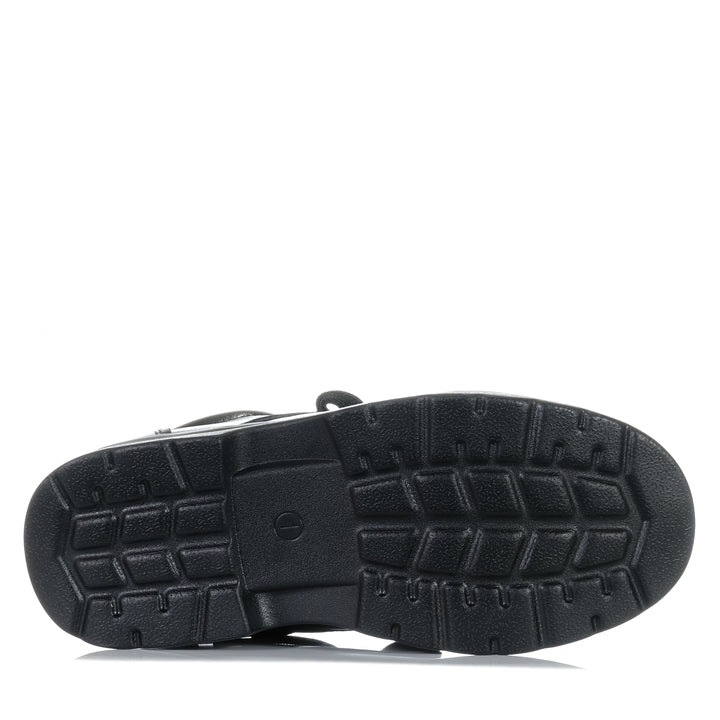 Grosby Black Leather Lace-up Shoes | NZ Uniforms